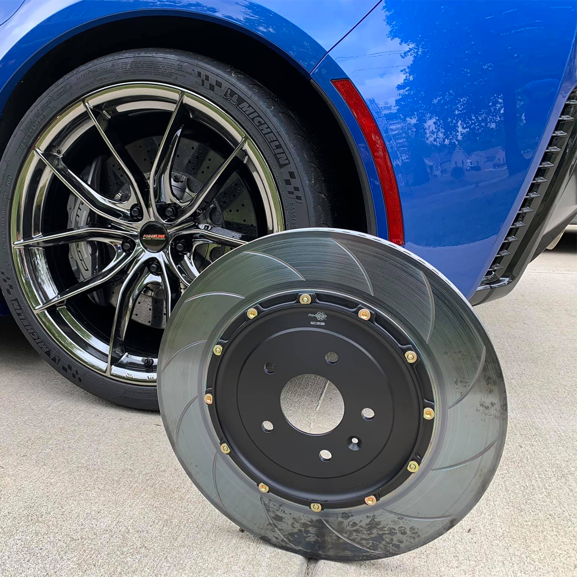 Alcon Pro-System C7 Corvette Left Rear Rotor