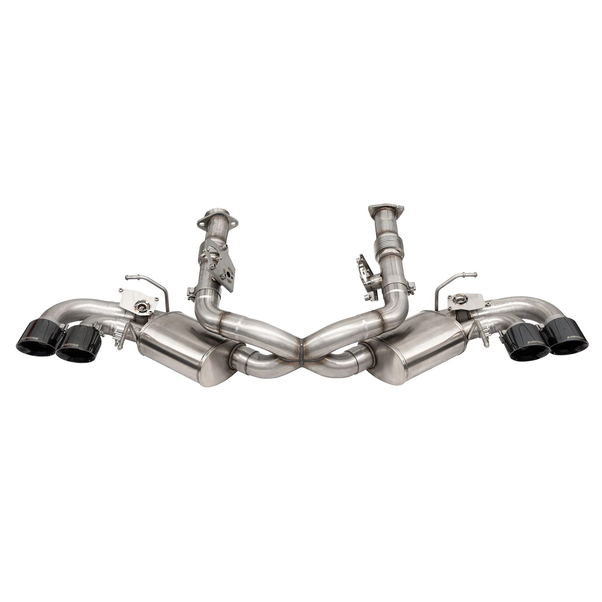 CORSA C8 Corvette Variable Sound CAT-Back Quad NPP Exhaust & Tips