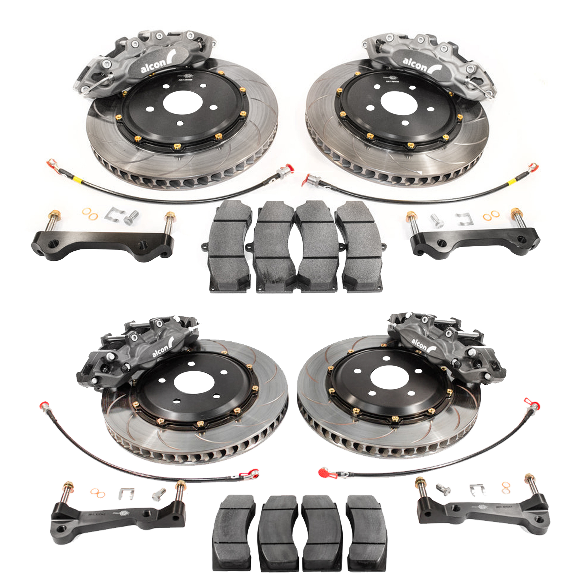 Alcon Pro-System Performance C6 Corvette Front & Rear Brake Kit 2005-2013