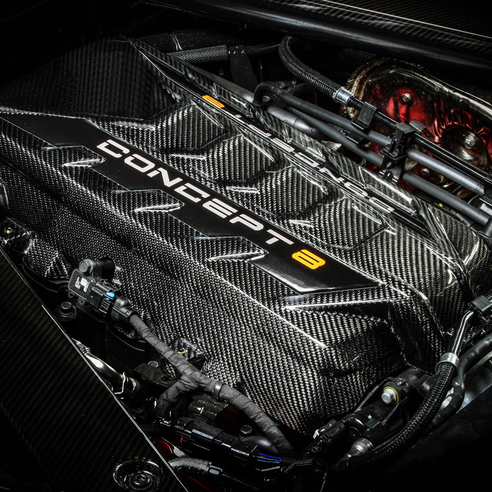 Nowicki Autosport Design C8 Corvette Concept8 Carbon Fiber Engine Cover