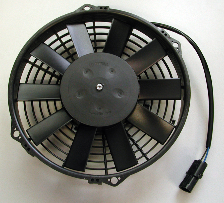 Spal 225 mm 10 Inch Straight Blade Pusher Fan with WeatherPak Connector