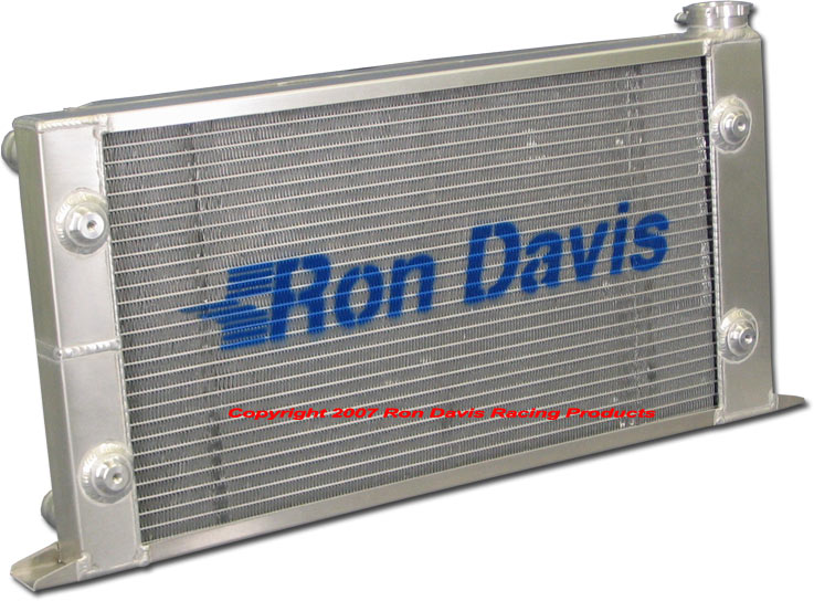 Ron Davis 1A-1100-1 25″ Wide X 13″ Tall X 2″ Thick Drag Racing Radiator ...