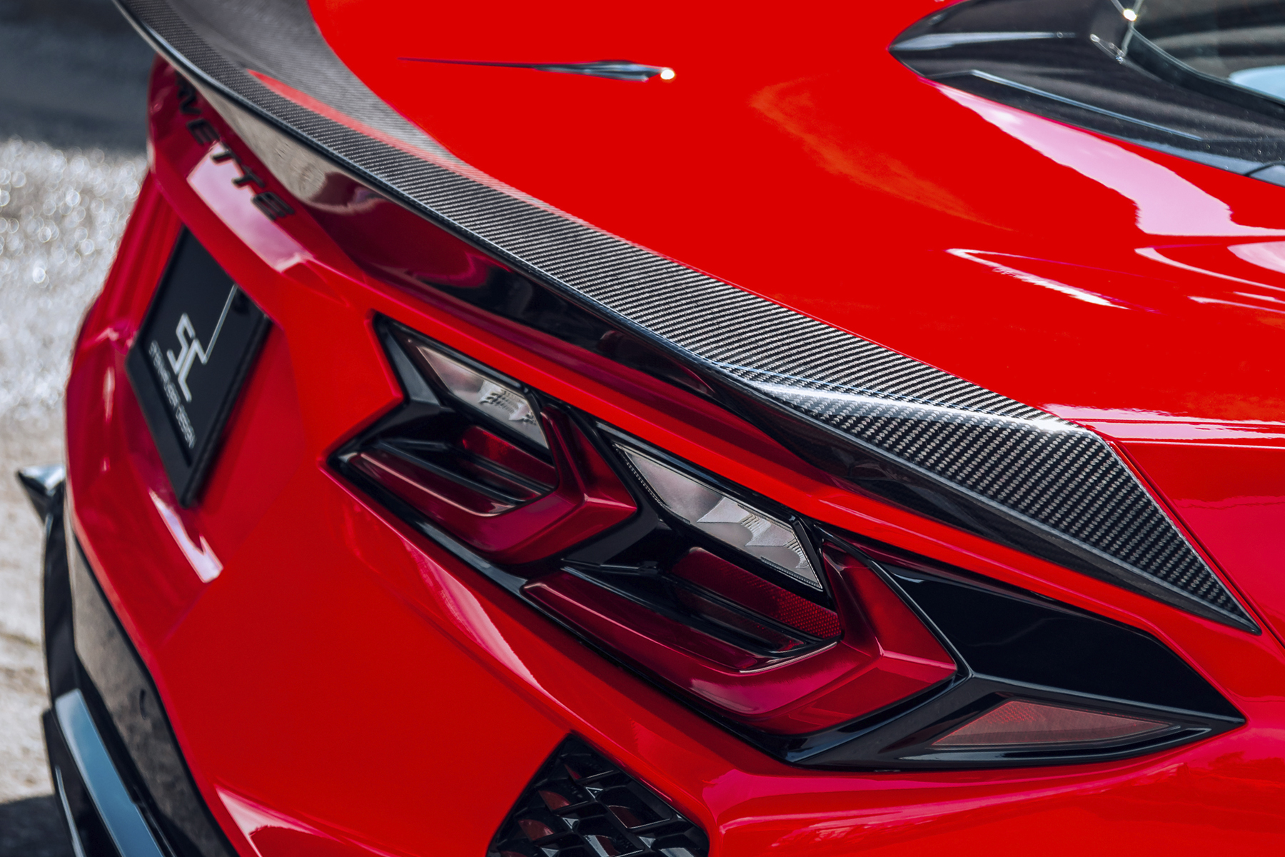 C8 Corvette Carbon Fiber Blade Spoiler by Steinhauser Design