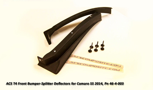 ACS-T4 Front Wheel Deflectors 2014 Camaro SS V8