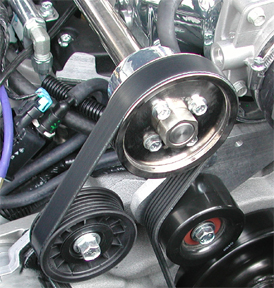 Magnuson TVS2300 Modular Style 4 Bolt Pulley 6 Rib 3.30 Diameter